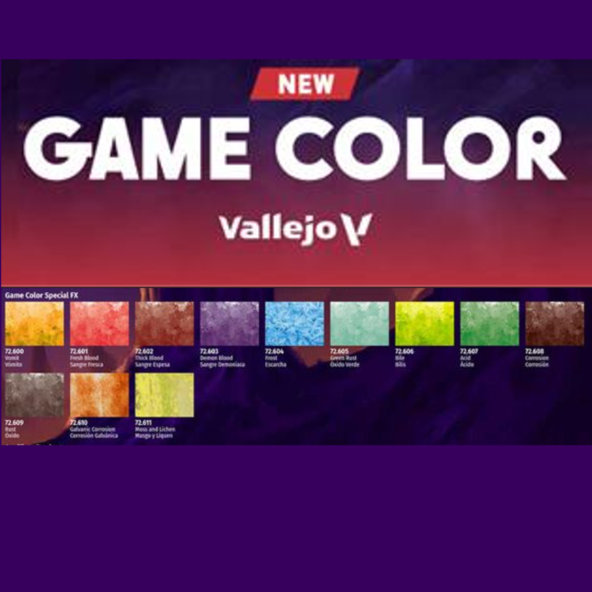 Vallejo Game Color 2023 Special FX Set (12 Paints) - Valhalla Hobby